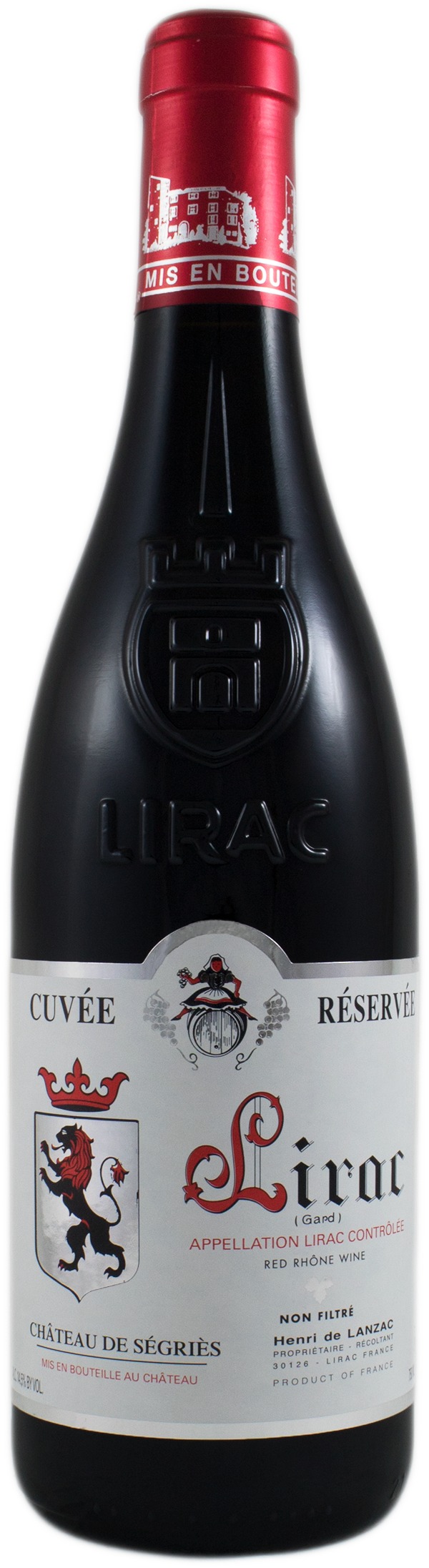 Segries Lirac Rouge Cuvee Reservee 2013 | Timeless Wines - Order Wine ...